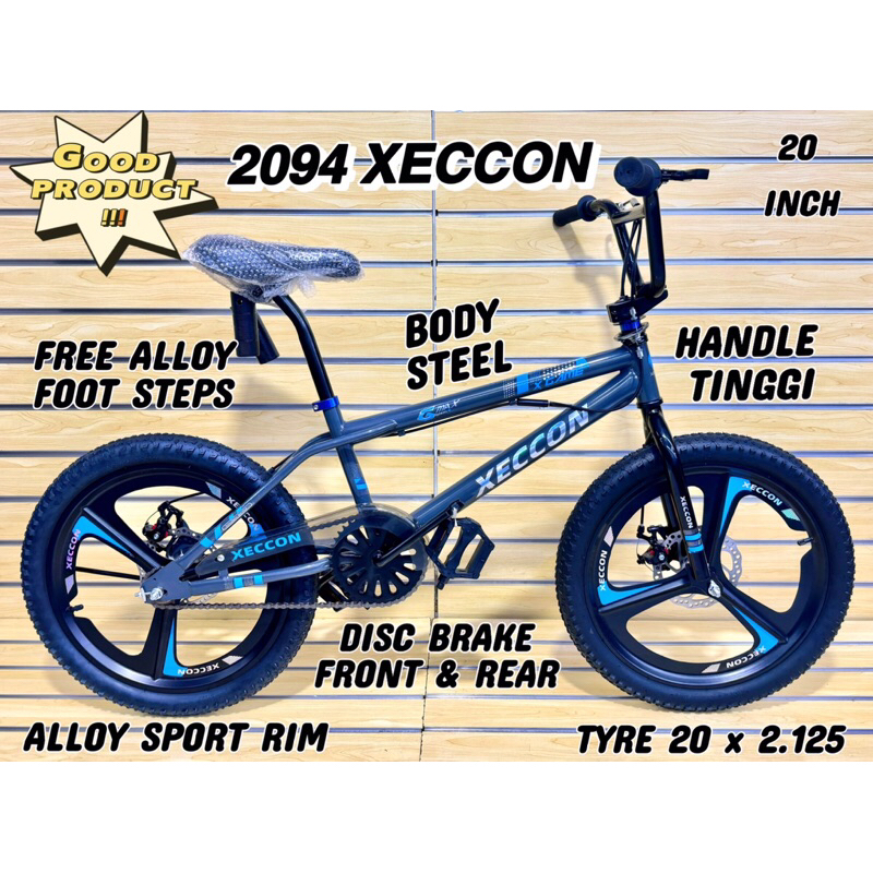 Basikal BMX 20” untuk budak 6-13 tahun/Basikal budak/20inch Bicycle/Basikal kanak-kanak/BMX ...