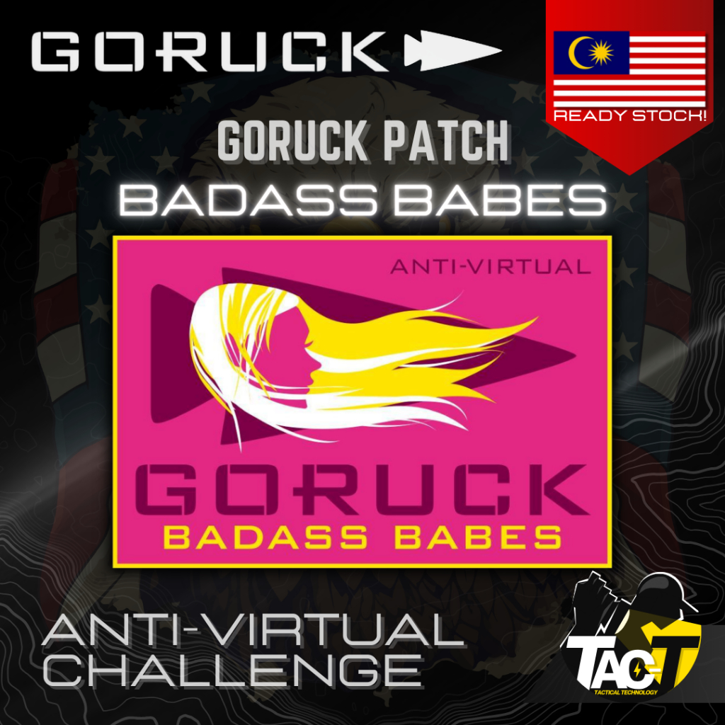 GORUCK Patch - Badass Babes Anti-Virtual Challenge - ORIGINAL | Shopee ...