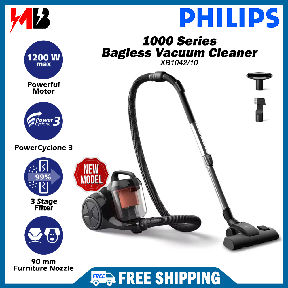 [NEW] PHILIPS 1000 Series Bagless Vacuum Cleaner XB1042/10 | XB1042 ...