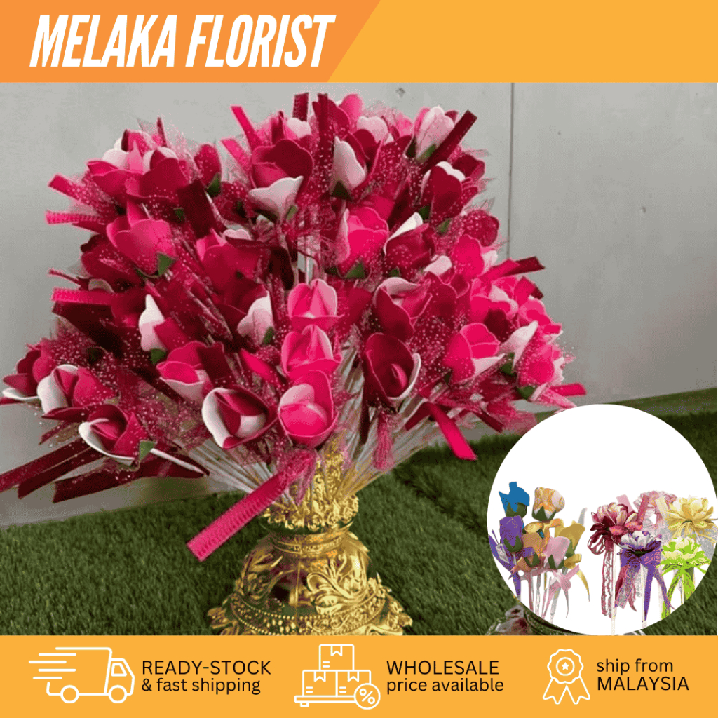 (50pcs) BUNGA TELUR Egg Flower doorgift bunga telor pelamin engagement ...