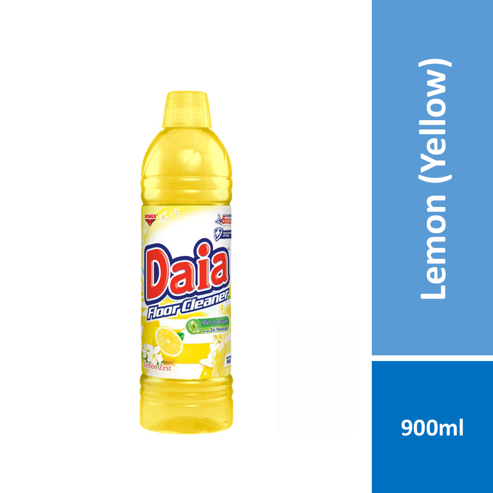 Daia Floor Cleaner Lemon (Yellow) - 900ml | Shopee Malaysia