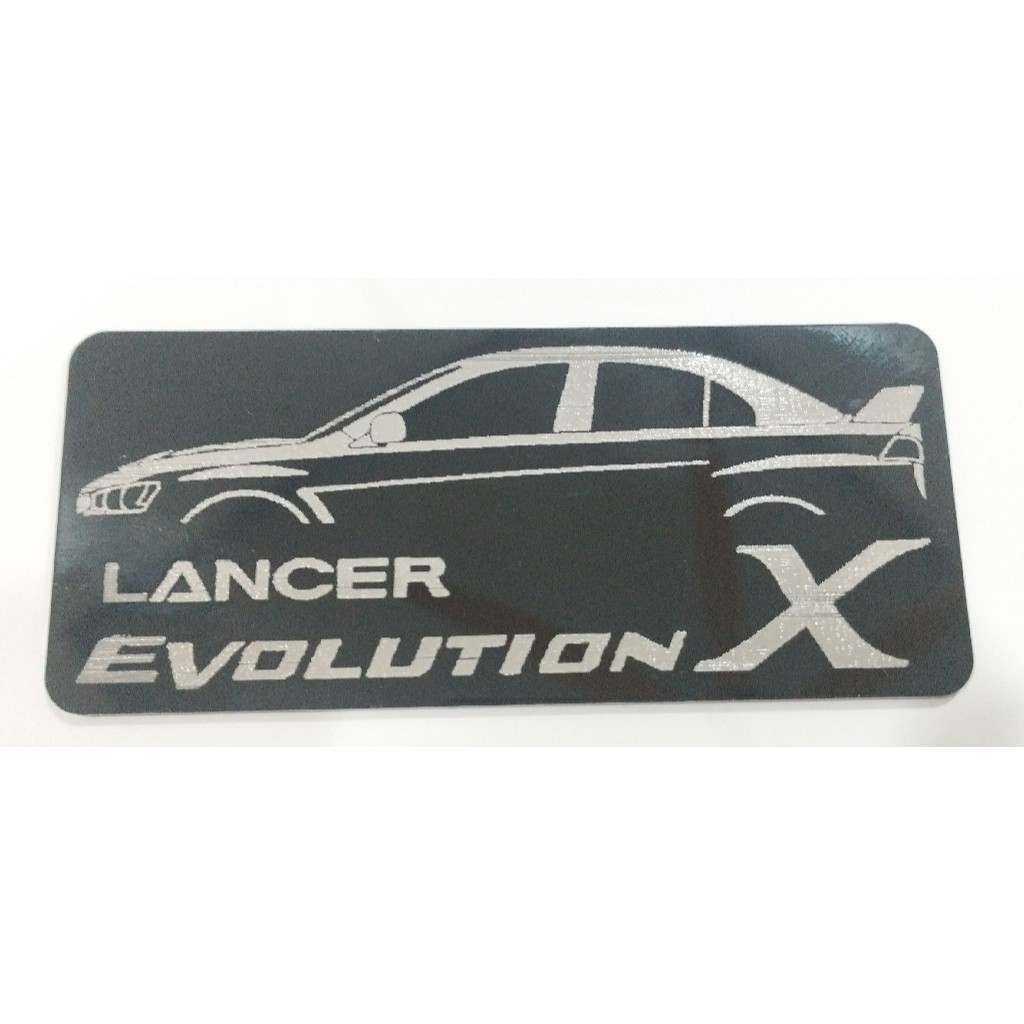 mitsubishi lancer evo x emblem evolution 10 | Shopee Malaysia