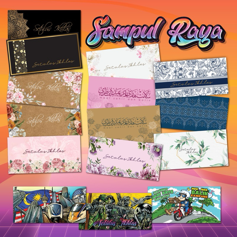 Sampul Raya Bergaya 2025 (10pcs) | Shopee Malaysia