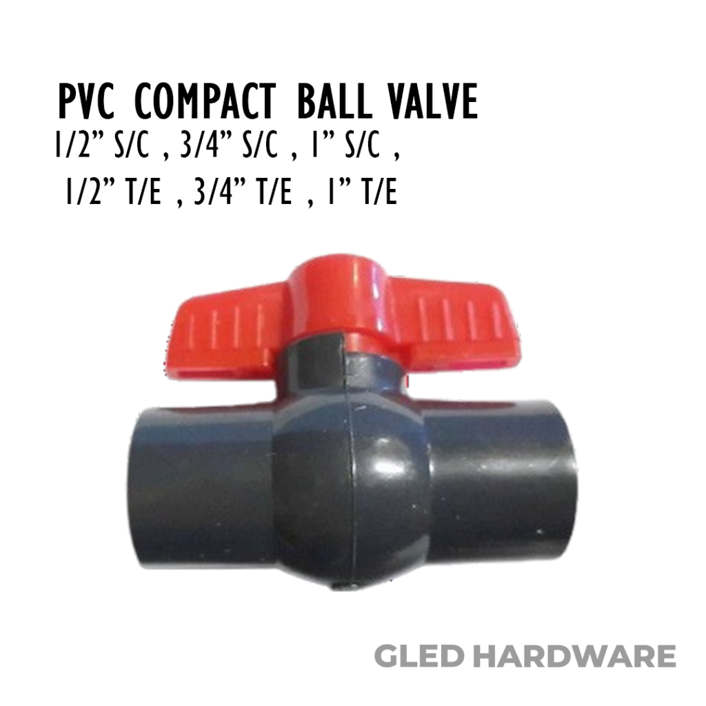 PVC COMPACT BALL VALVE | Shopee Malaysia