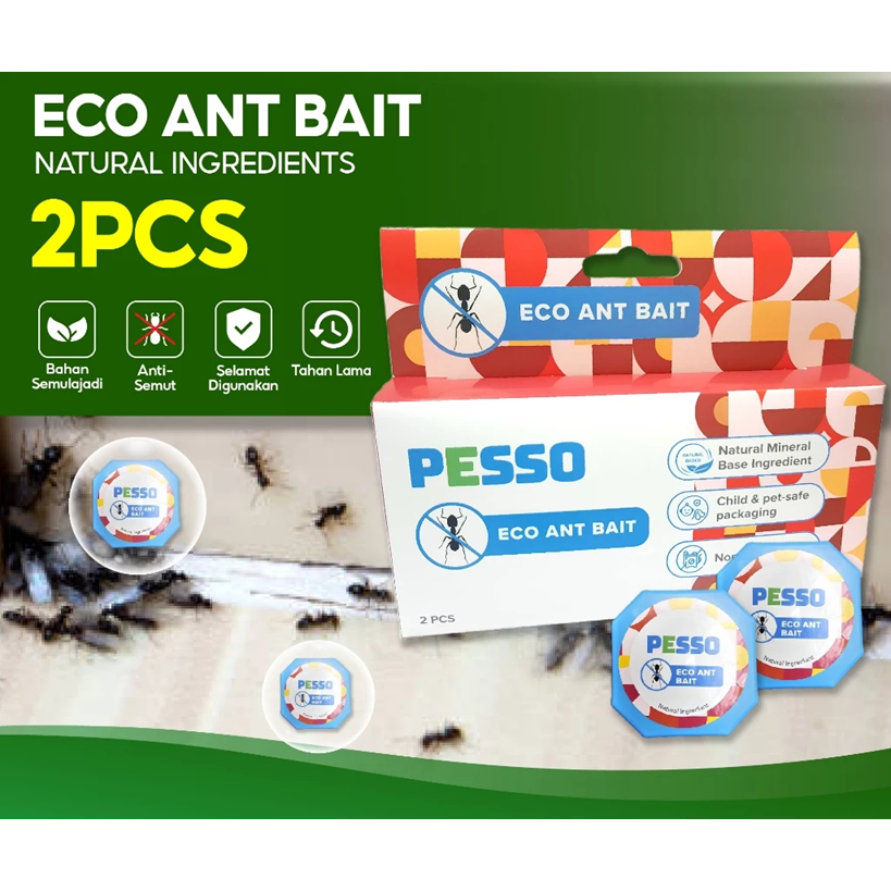 PESSO Ubat Semut Ant Bait Penghalau Semut Menbunuh Semut | PESSO ECO ...