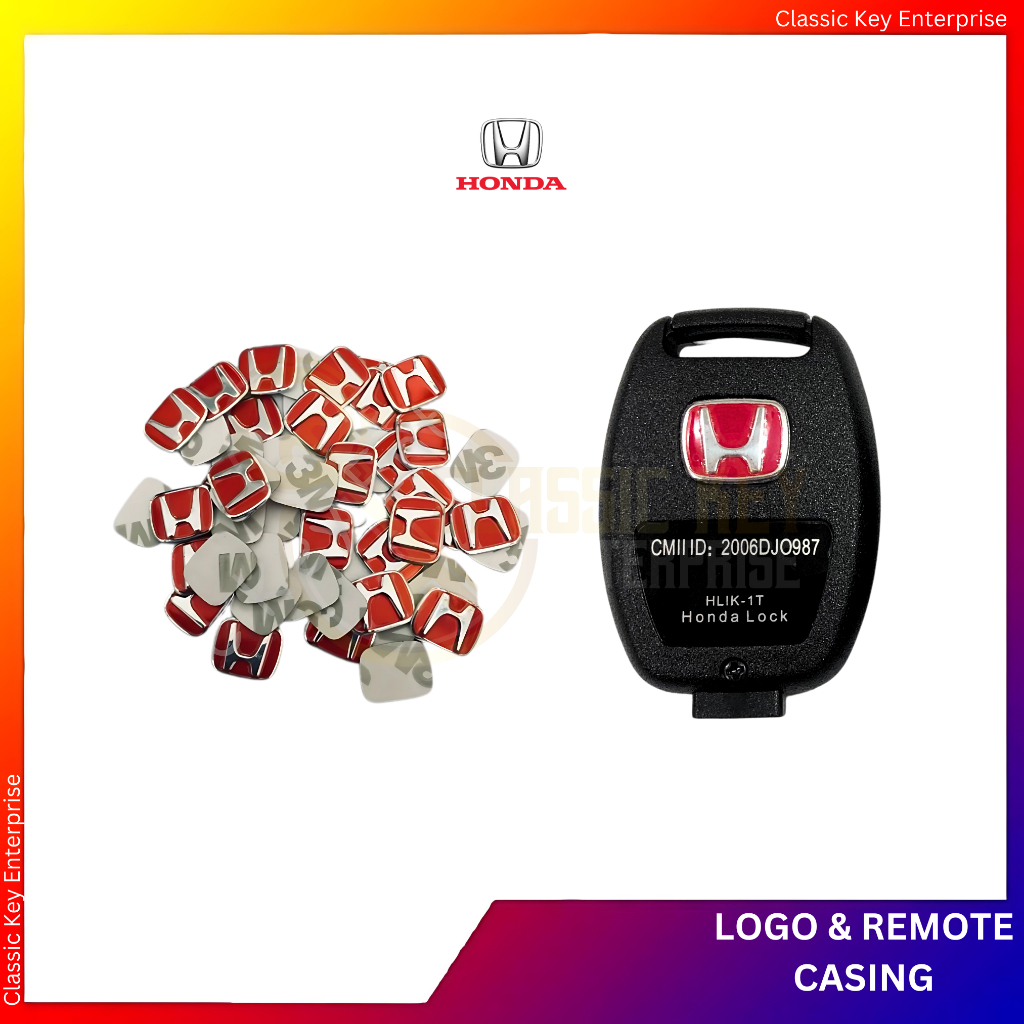 HONDA Standard Key Logo Replacement/Remote Casing | Shopee Malaysia