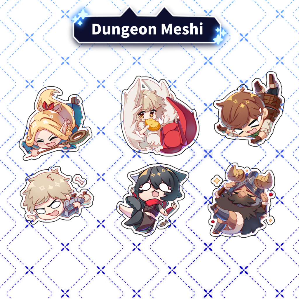 Dungeon Meshi Keychains | Shopee Malaysia