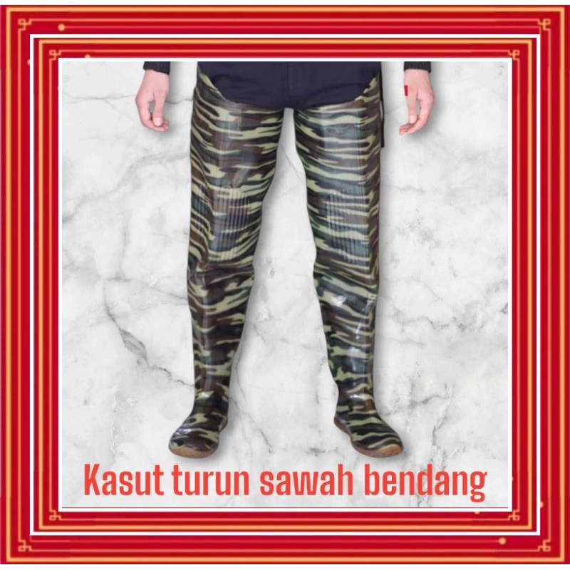 Kasut turun sawah bendang sungai tinggi 80cm/High quality waterproof ...
