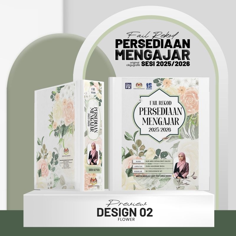 NEW!! Design 02 RPM2025/26 Cikgugrafik Softcopy REKOD PERSEDIAAN ...