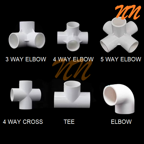 WHITE COLOR FITTING FOR CONDUIT PIPE 20MM /DIY/FURNITURE/Penyambung ...