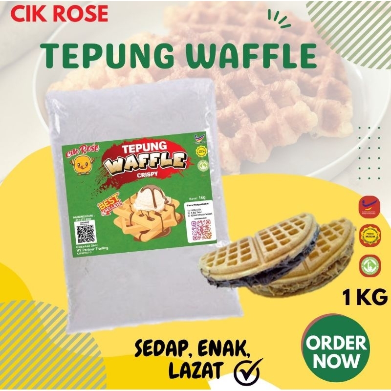 HOMEMADE TEPUNG WAFFLE CRISPY CikRose 1KG | Shopee Malaysia