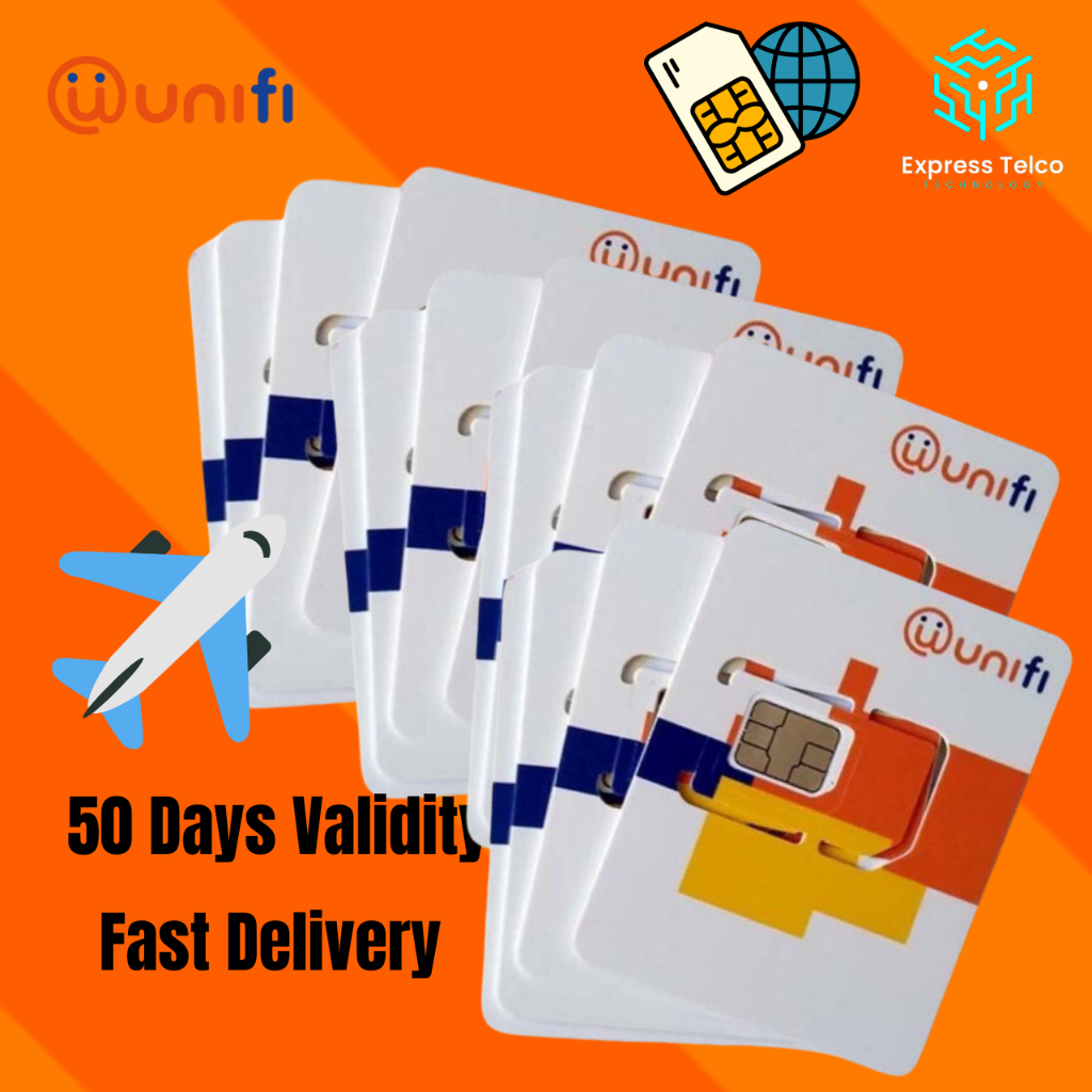 Unifi Wow Prepaid Simkad Free 50Days Validity All app Can use | Shopee ...