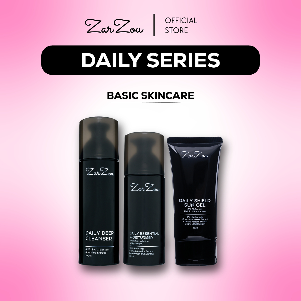 Daily Series Skincare ZarZou | Shopee Malaysia