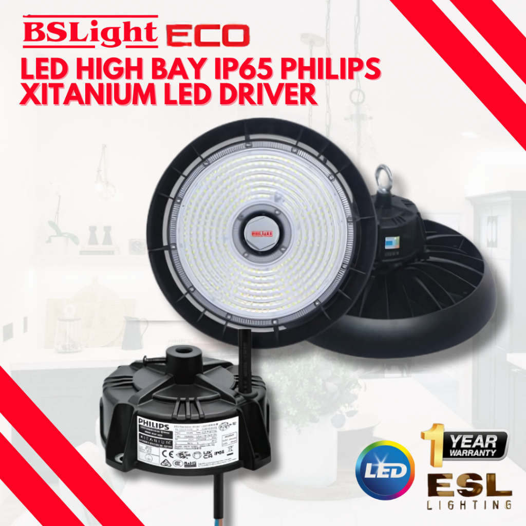 BSLIGHT ECO Led High Bay IP65 Philips Xitanium Led Driver | Shopee Malaysia
