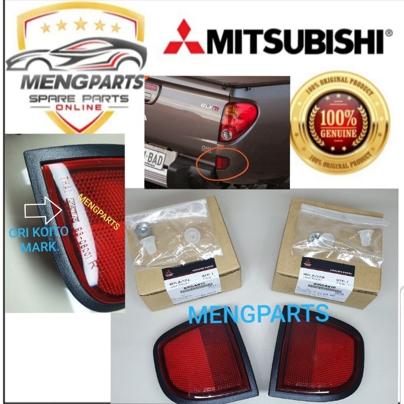 TRITON KB4T REAR BUMPER REFLECTOR 100% ORIGINAL PART 8355A015 LEFT ...