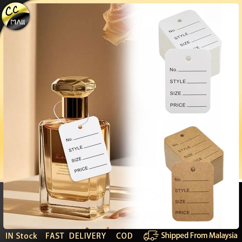500pcs Label Card Blank Hangtag Labels for Product Jewelry ClothingFor ...