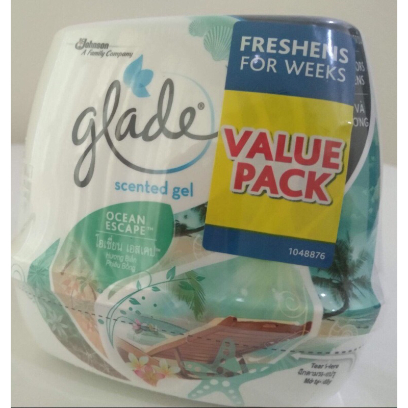 Glade Room Scented Gel Ocean Escape 180g x2 (Twin Pack) | Shopee Malaysia