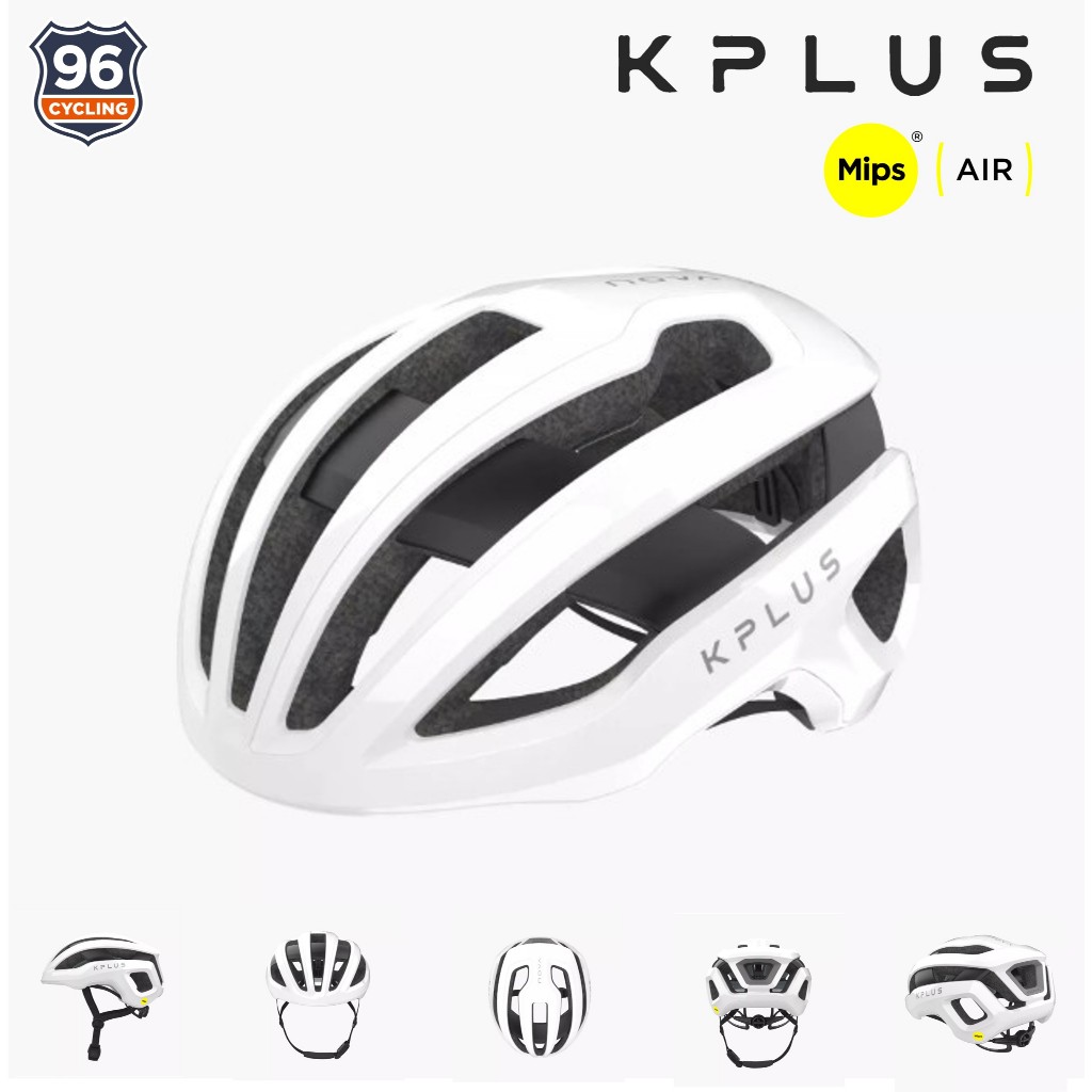KPLUS Helmet Nova Mips White OFFICIAL SELLER Road Bike MTB Bicycle TT ...