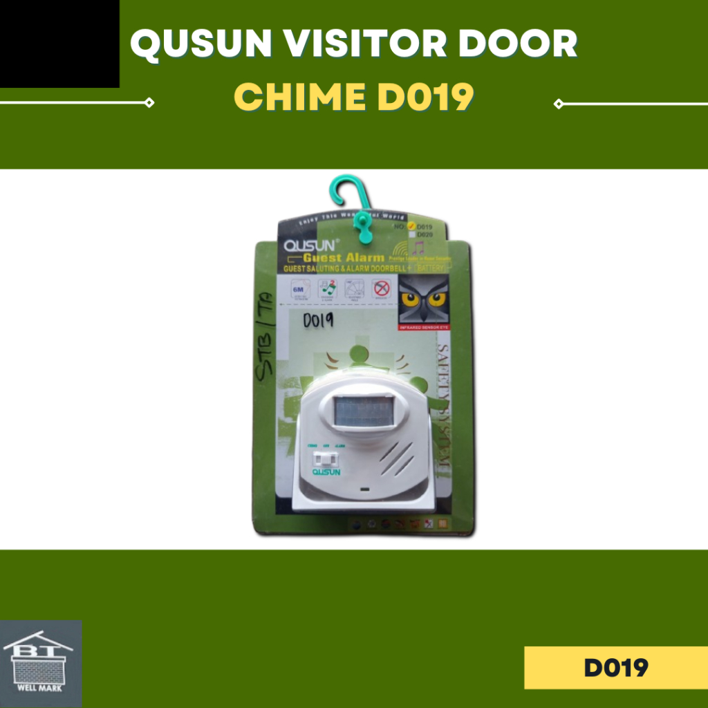 QUSUN VISITOR DOOR CHIME D019 | Shopee Malaysia