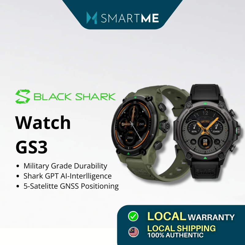 [NEW] Black Shark Smartwatch GS3 | 1.43’’ AMOLED Display | 21 Days ...