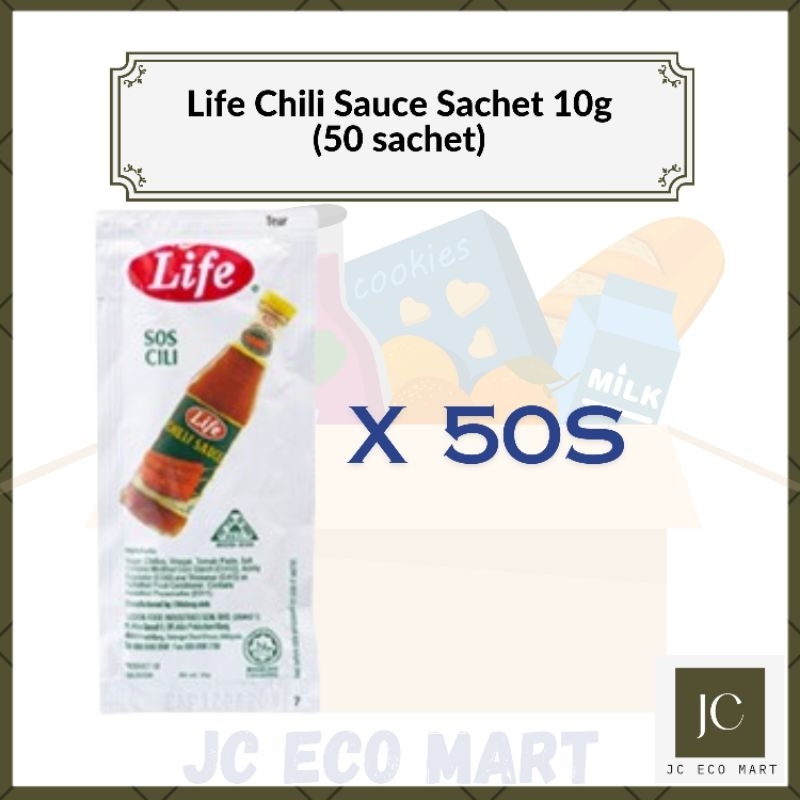 Life Chili Sauce Sachet 10g - 50s (Exp: Nov 2026) | Shopee Malaysia