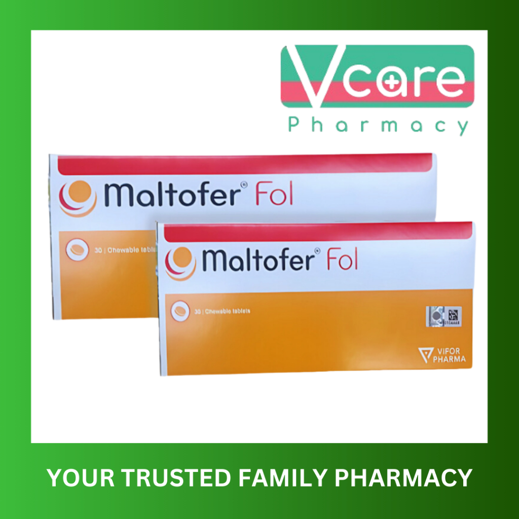 [SAVE MORE] Maltofer Fol Chewable Tab 30’s Vitamin For Iron Deficiency ...