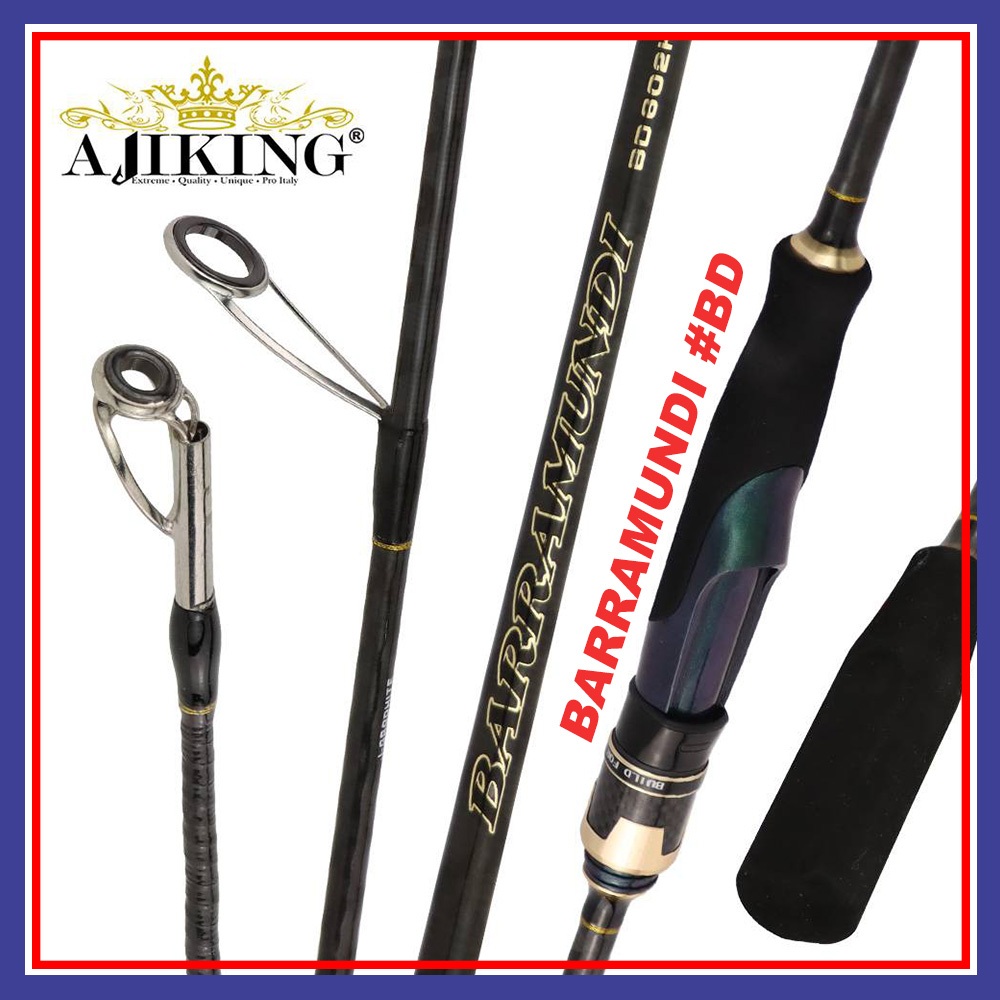 (5'6ft-8ft) Ajiking Barramundi BD Spinning Fishing Rod Max Load 5kg-7kg ...