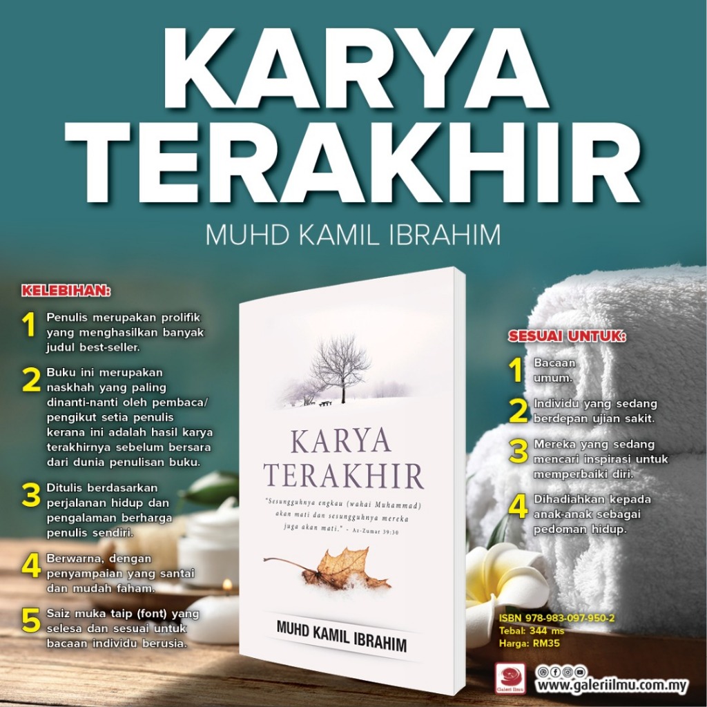 Karya Terakhir - PRof Dr Muhd Kamil Ibrahim | Shopee Malaysia