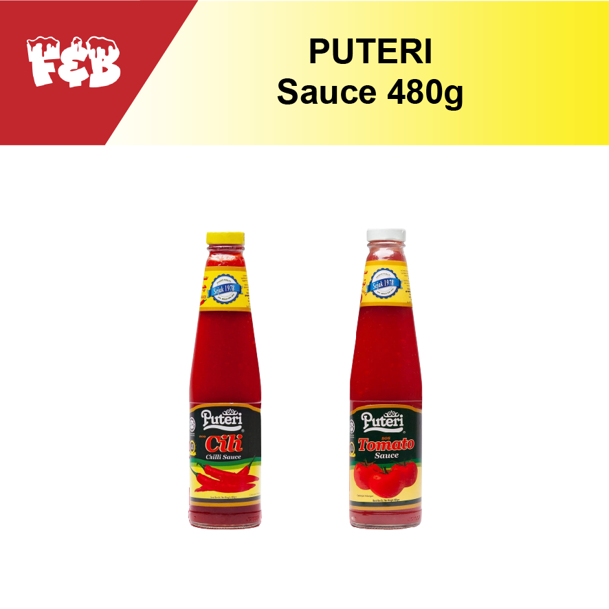 Puteri Sauce (Chili 480g / Tomato Ketchup 480g) | Shopee Malaysia