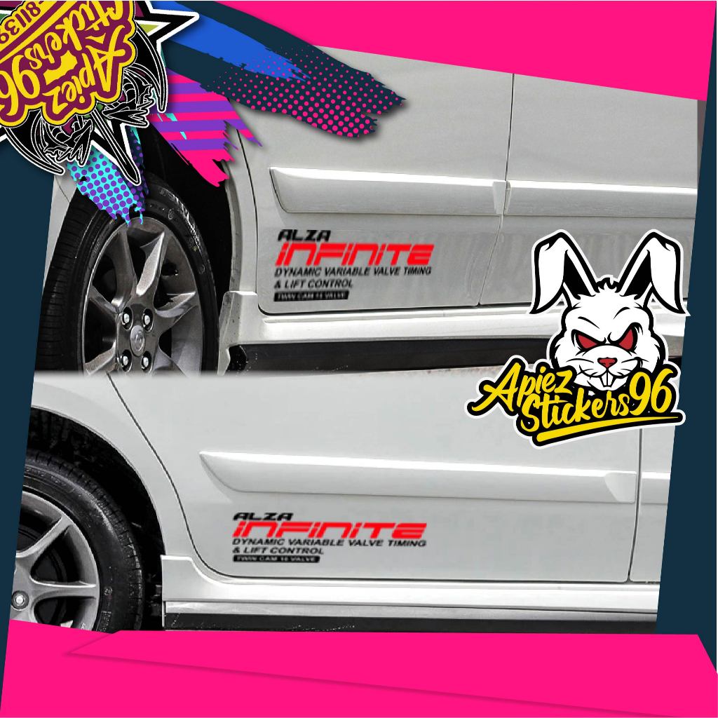 Perodua Dvvt Alza infinite car stickers / Perodua / Dvvt | Shopee Malaysia