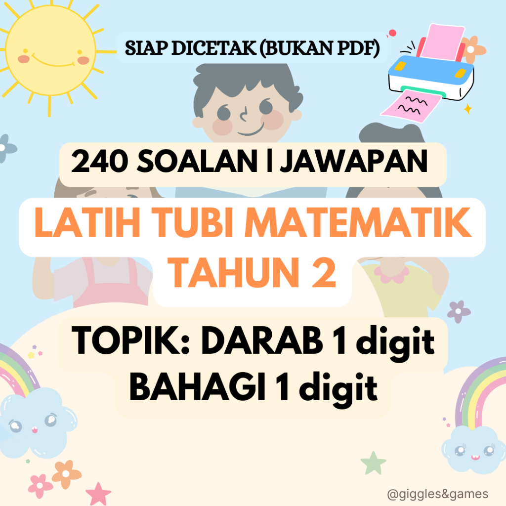 HP5 - Hardcopy Year 2 Primary Multiplication Division Tahun 2 Darab ...