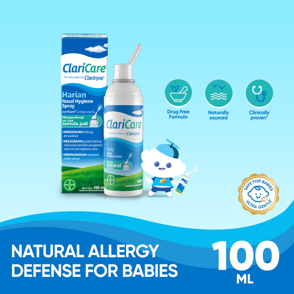 ClariCare Daily Nasal Hygiene Spray For Nasal Irritation & Blockage ...