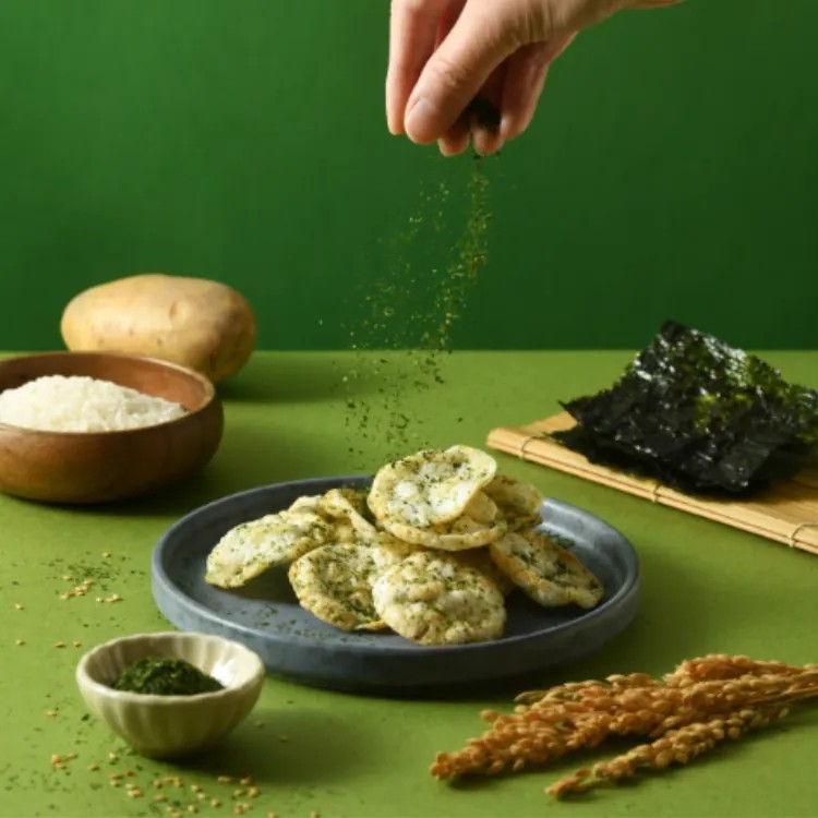 Captain Danny Rice Potato Crisps - Korean Seaweed 120g | 米米薯片 韓式海苔味 ...