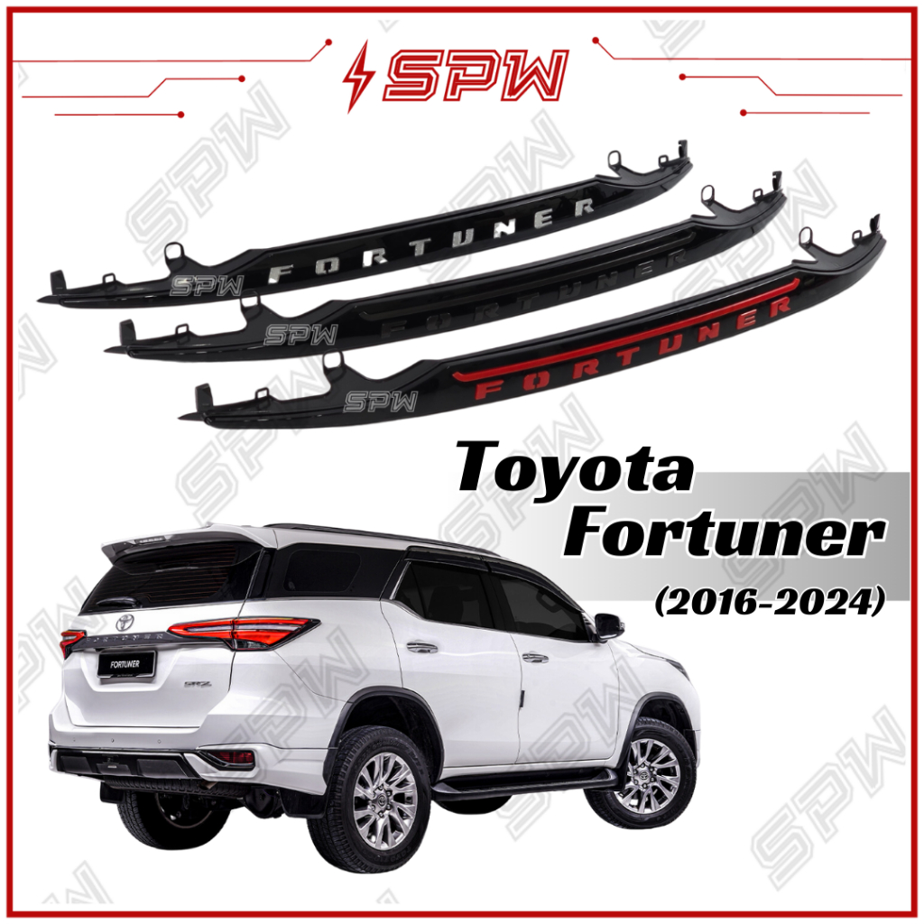 Toyota Fortuner (2016-2025) Rear Garnish LED Trunk LED Tail Lamp ...
