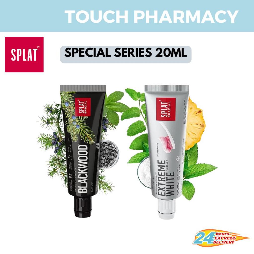 SPLAT [Special Series] Blackwood/Extreme White Toothpaste 20ML | Shopee ...