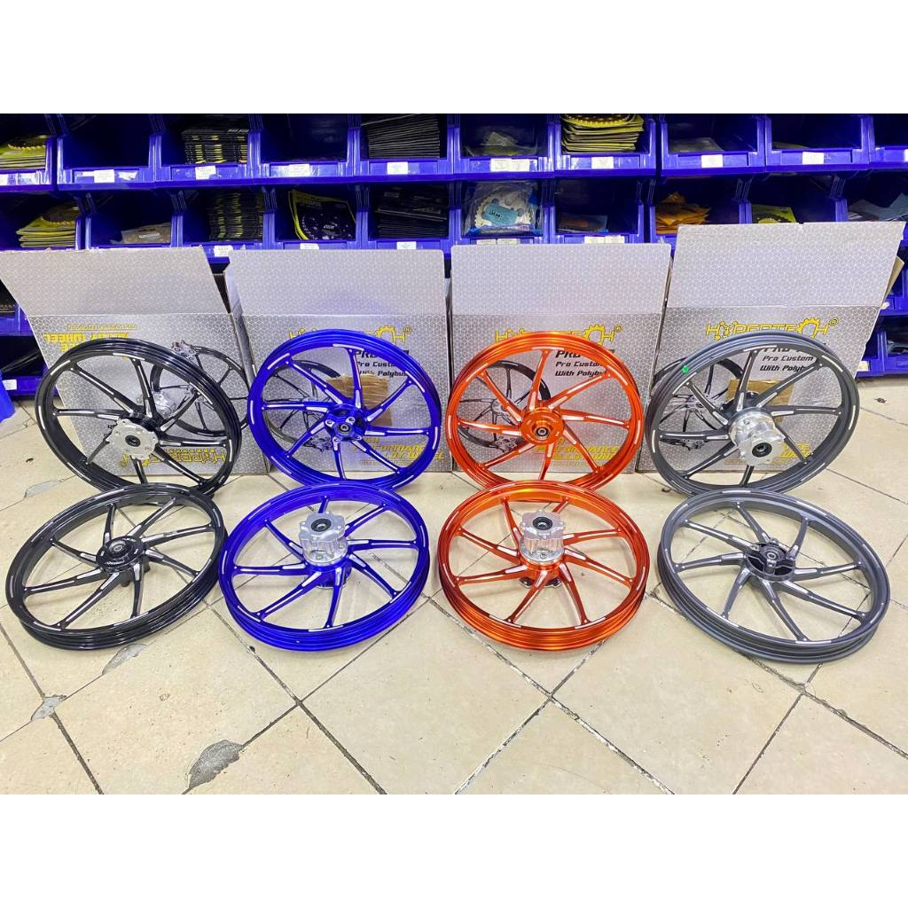 HYPERTECH SPORT RIM Y15ZR / LCV8/Y125 PRO-RC8 160/160-17 Y15 RC8 Y15 LC ...