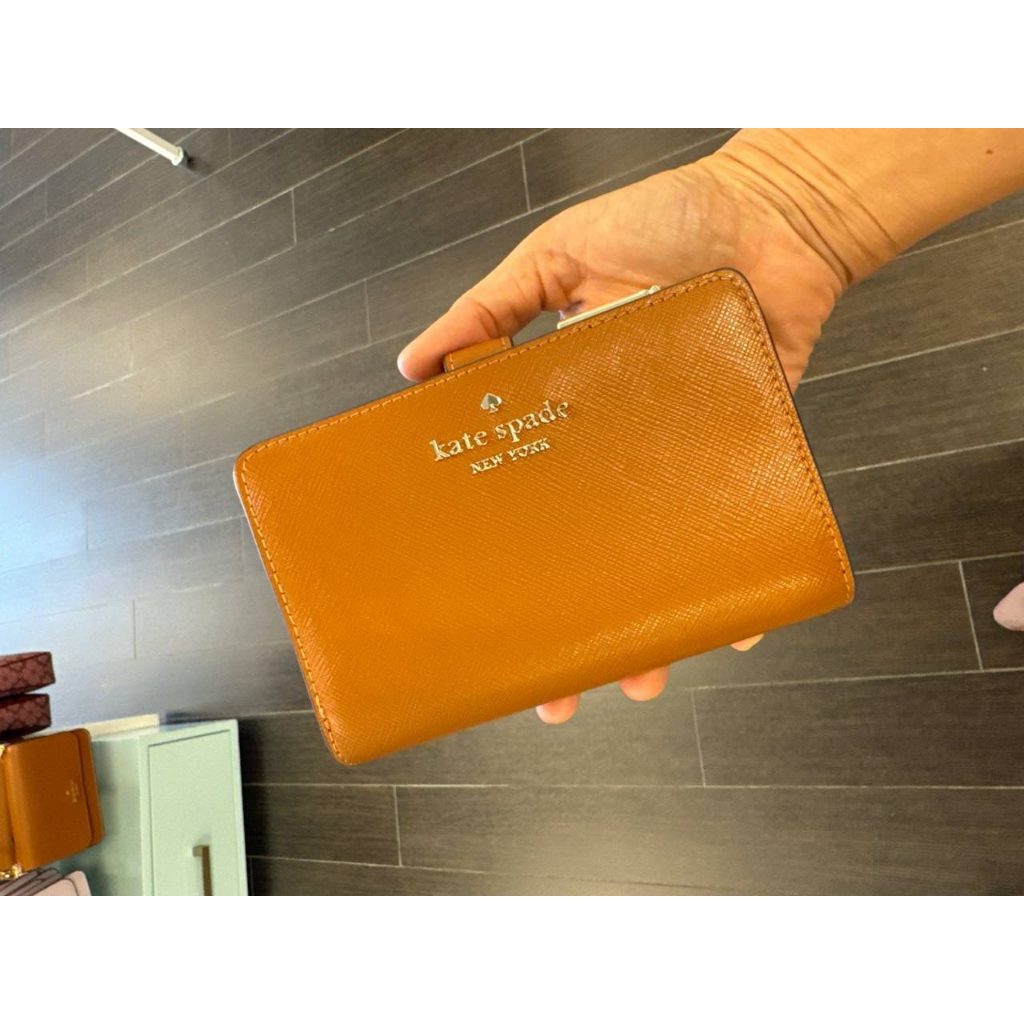 (MY Readystock) KATE SPADE Madison Medium Compact Bifold Wallet ...