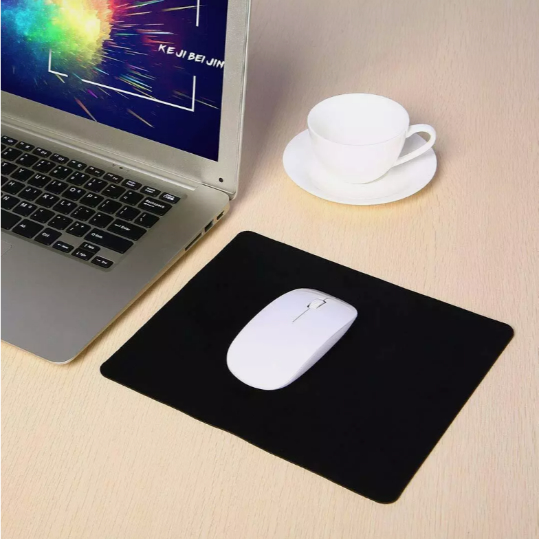 Mouse Pad Plain Black Gaming Mouse Computer Mouse ( 25 x 21CM ...