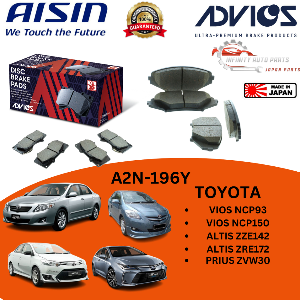 Aisin Advics Toyota Altis ZZE142 ZRE172 Vios NCP93 NCP150 Prius ZVW30 ...