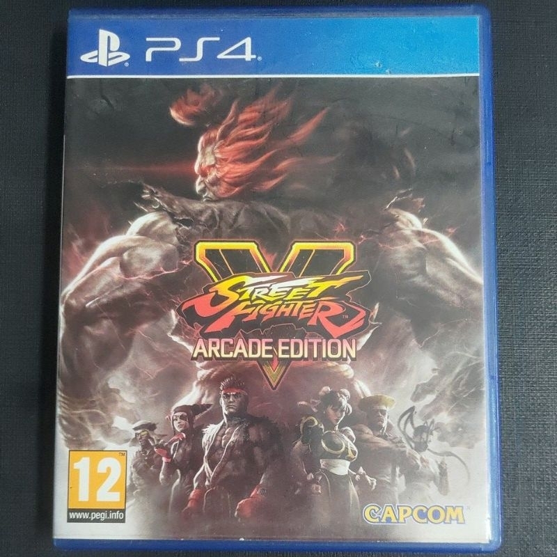 playstation ps4 street fighter v arcade edition used | Shopee Malaysia