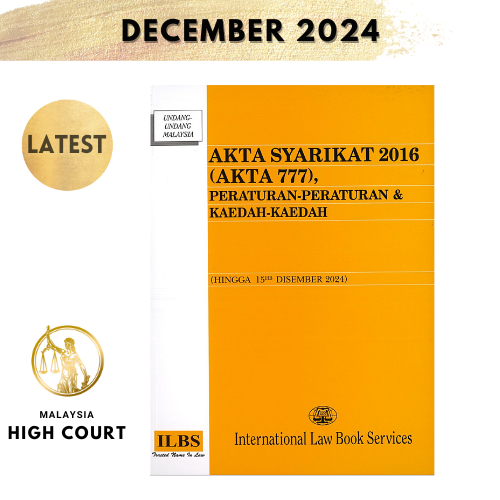 Akta Syarikat 2016 (Akta 777), Peraturan-Peraturan & Kaedah-Kaedah ...