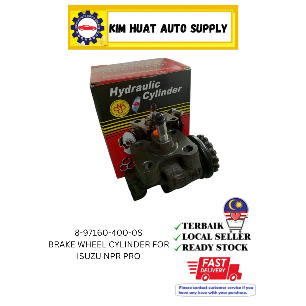 SANYCO BRAKE WHEEL CYLINDER FOR ISUZU NPR PRO ( 8-97160-400-0 ...