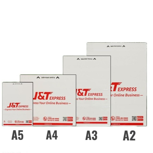 SHIP IN 24HRS J T Flyer - A5 , A4, A3, A2 COURIER BAG FLYER PACKAGING ...