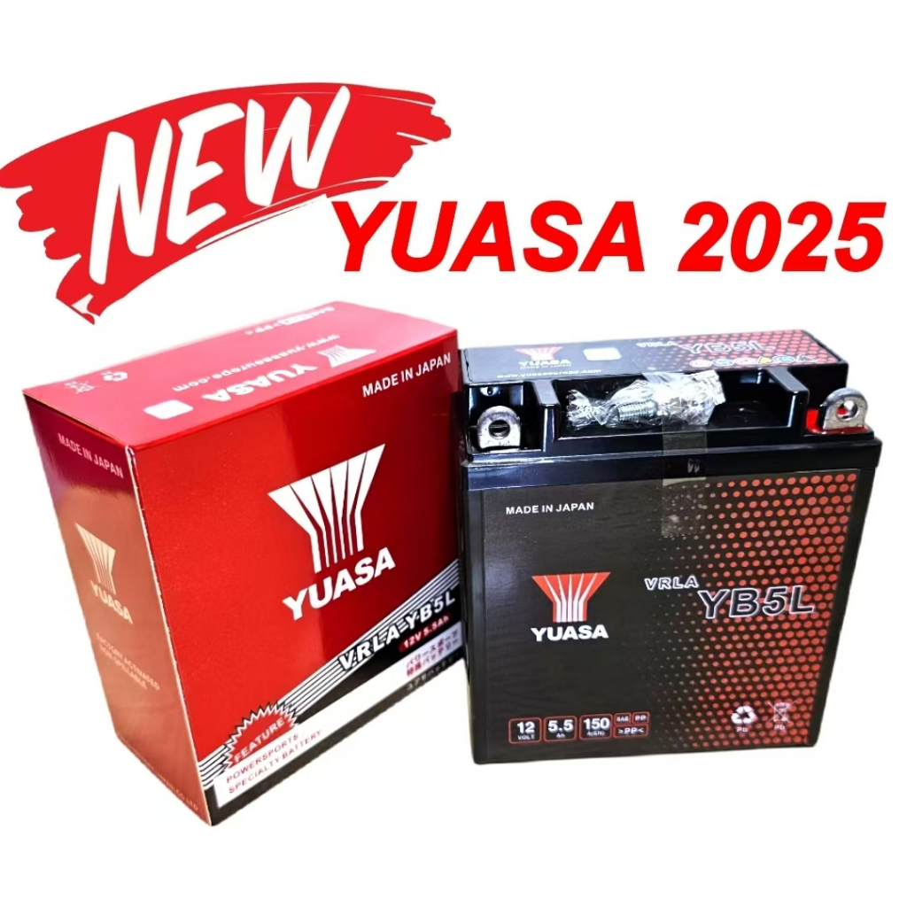 YUASA BATTERY YB5L-BS YB5L YB5 KRISS EGO LC135 V1 E-BONUS NOUVO S ...