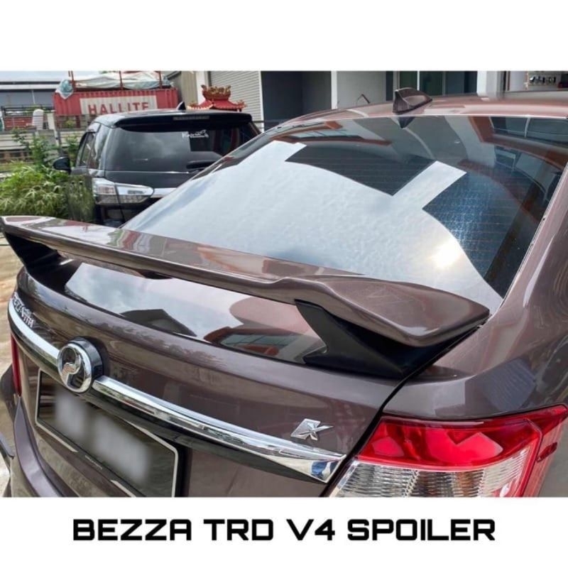 Perodua Bezza Trd V4 Spoiler (Ready Stock Fast Shipping) | Shopee Malaysia
