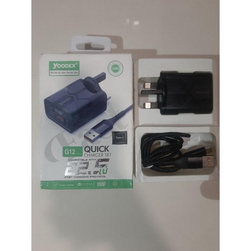YooDex G12 model super fast charger 22.5watt USB adopter charger ...