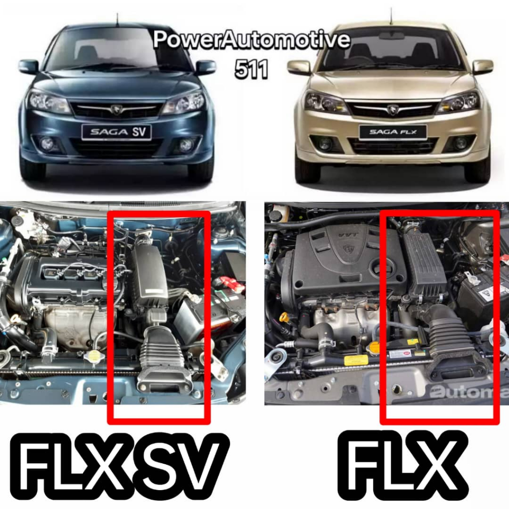 Proton Saga FLX / FLX SV Engine Air Cleaner Cover / Air Cleaner Housing / Air Hose / Air Snorkel ...
