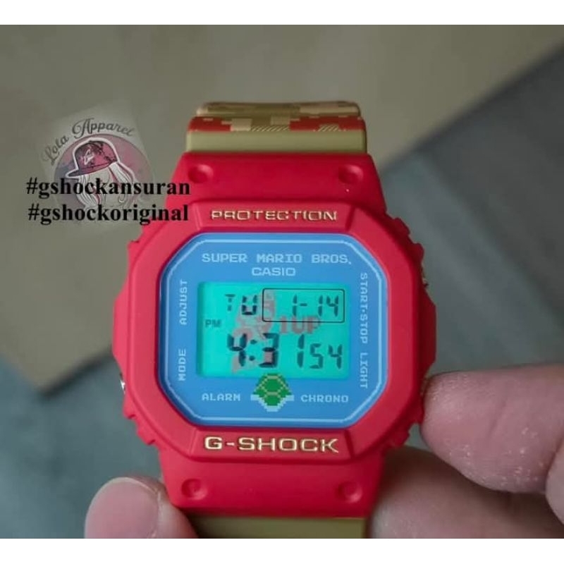100% ORIGINAL CASIO G-SHOCK COLLABS DW 5600SMB 4PR SUPER MARIO BROS ...