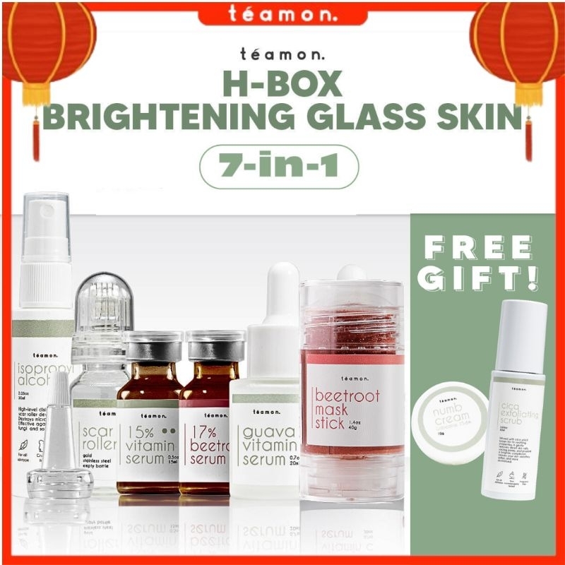 Teamon Brightening Glass Skin Skincare Beetroot Vitamin C Serum Beetroot Stick Mask | Teamon ...