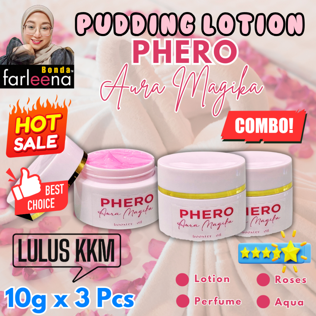 Pudding Lotion Perfume Phero Aura Magika 10g | Shopee Malaysia